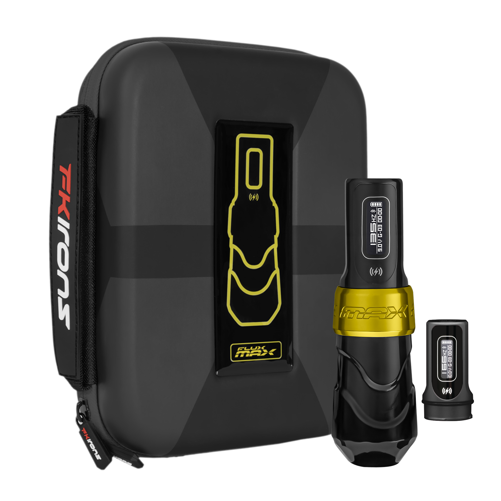 Flux Max Gold Machine with 2 PowerBolts | Darklab Tattoo Supply ...