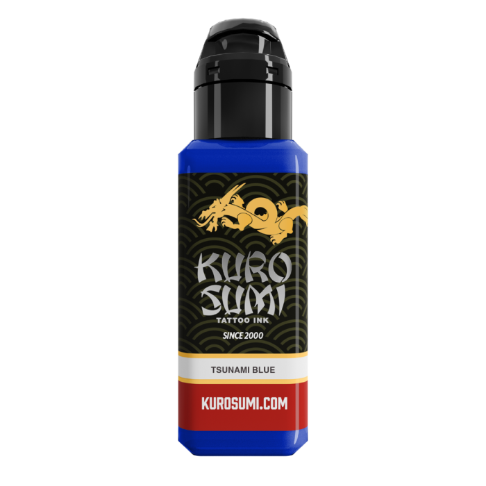 Tsunami Blue | Kuro Sumi Tattoo Ink | 1/2oz – Darklab Tattoo Supplies