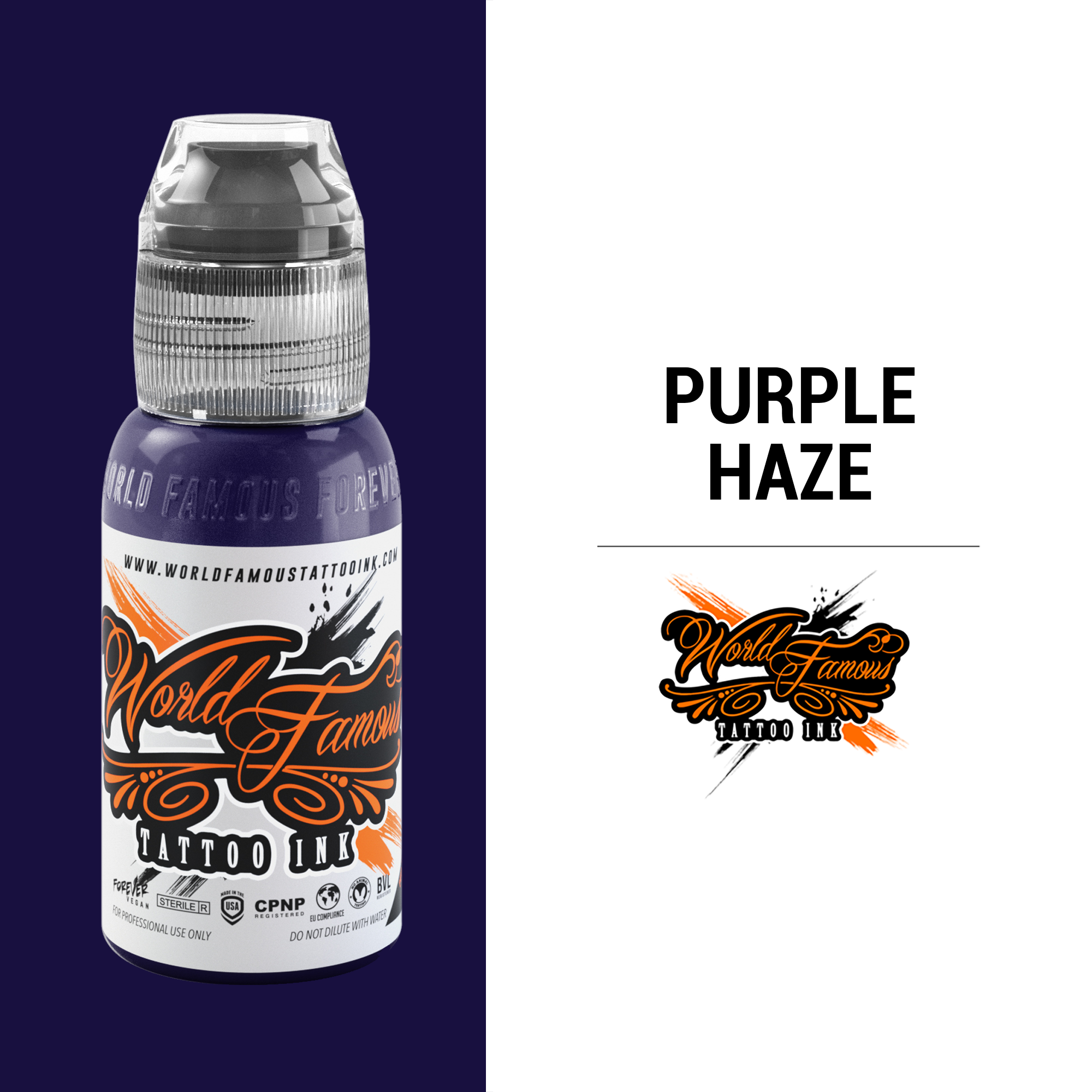 Purple Haze | World Famous Tattoo Ink – Darklab Tattoo Supplies